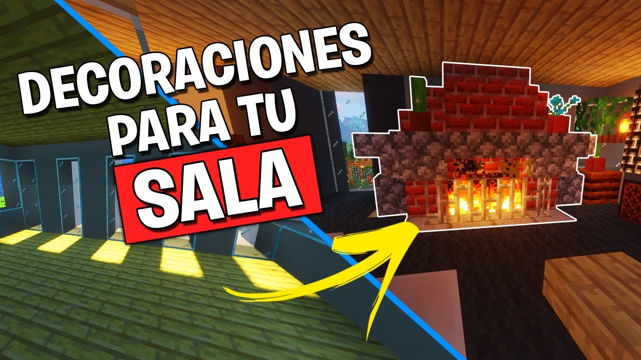 Decoraciones Para Tu Sala En Minecraft ёяыля п Como Decorar Tu Sala Youtube