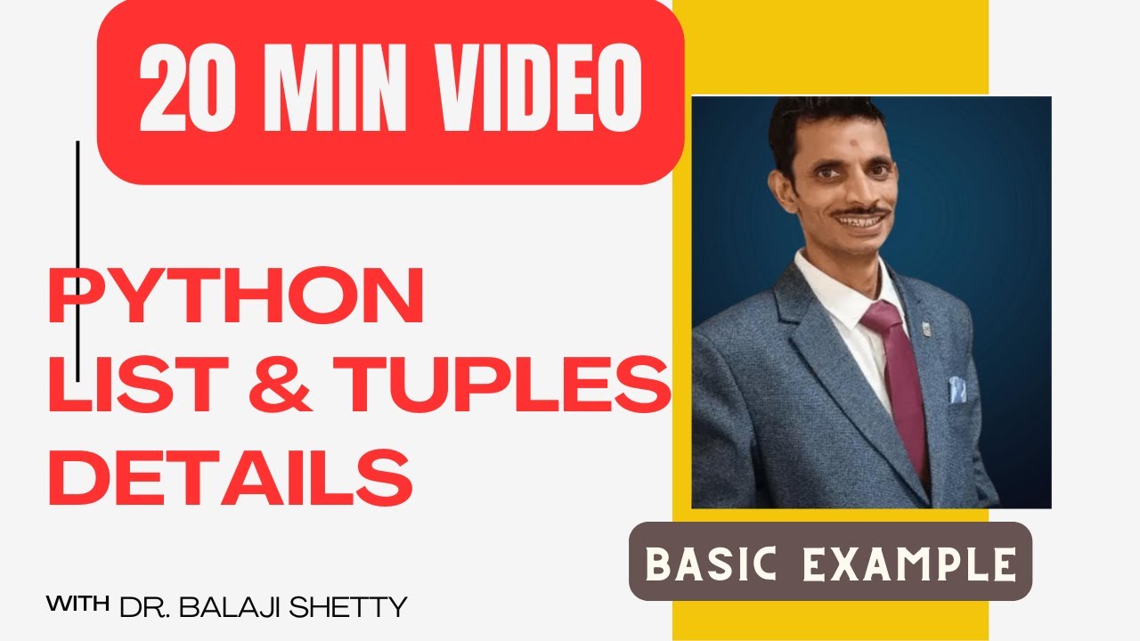 V 19 Python List And Tuple Methods Detail Youtube