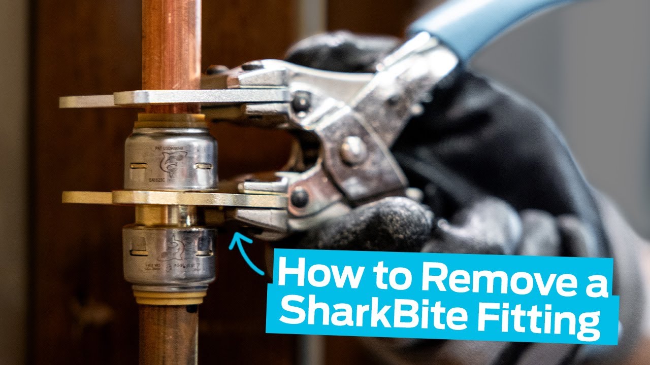 How To Remove A Sharkbite Push To Connect Fitting Youtube