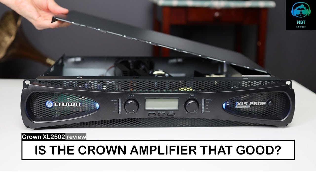 Crown Two Channel 650w Ohm Power Amplifier Xls2002 40 Off
