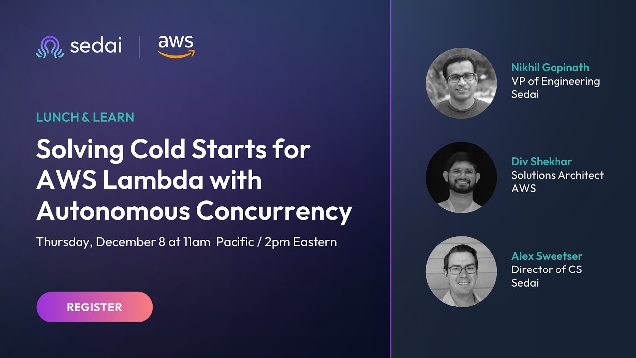 Solving Cold Starts For Aws Lambda With Autonomous Concurrency Youtube