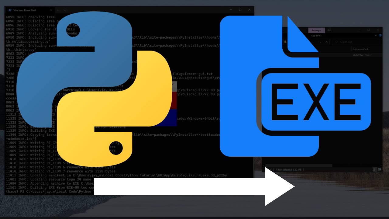 How To Convert Python To Exe Youtube