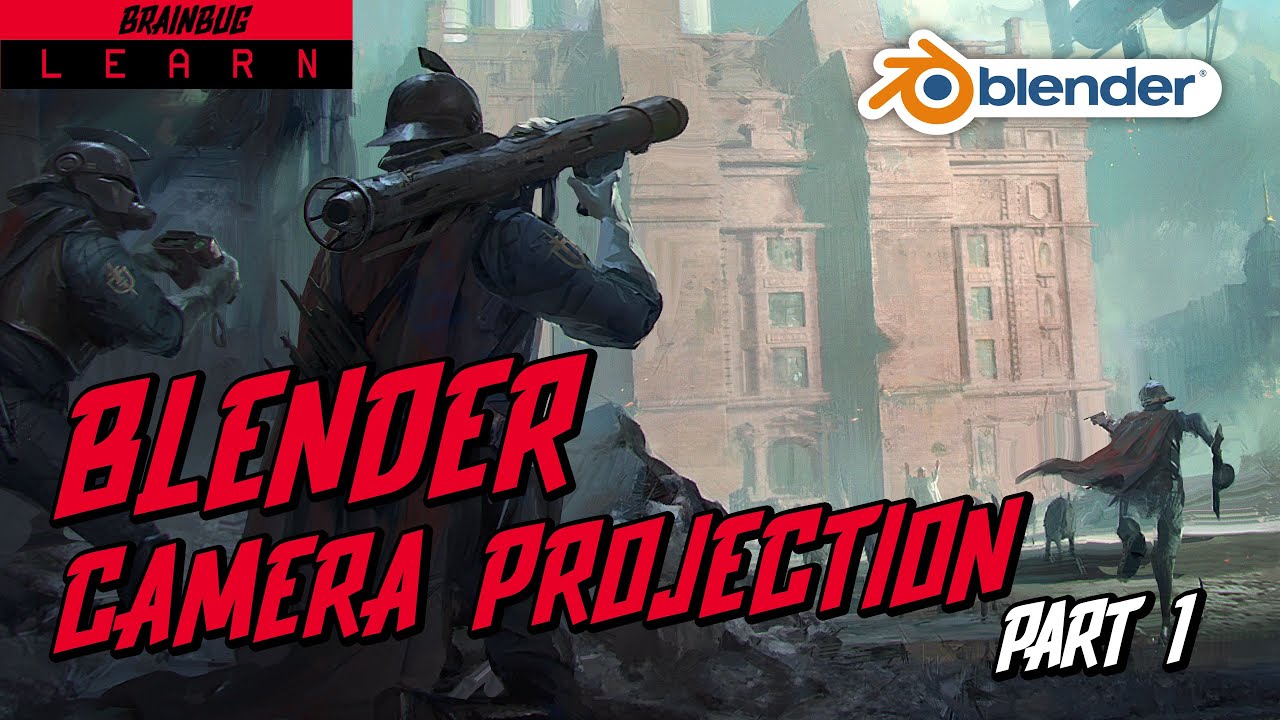 Blender Camera Projection Mapping Tutorial Part 1 3 Youtube