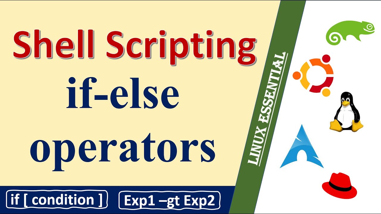 Shell Script Tutorial For Beginners Part 4 If Else Comparison