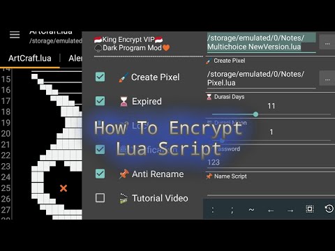 Tutorial Encrypt Lua Script With King Encrypt Youtube
