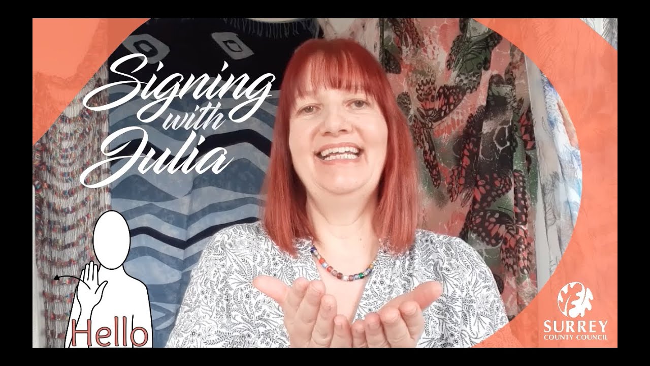 Surrey Libraries Signing With Julia Session 5 Youtube