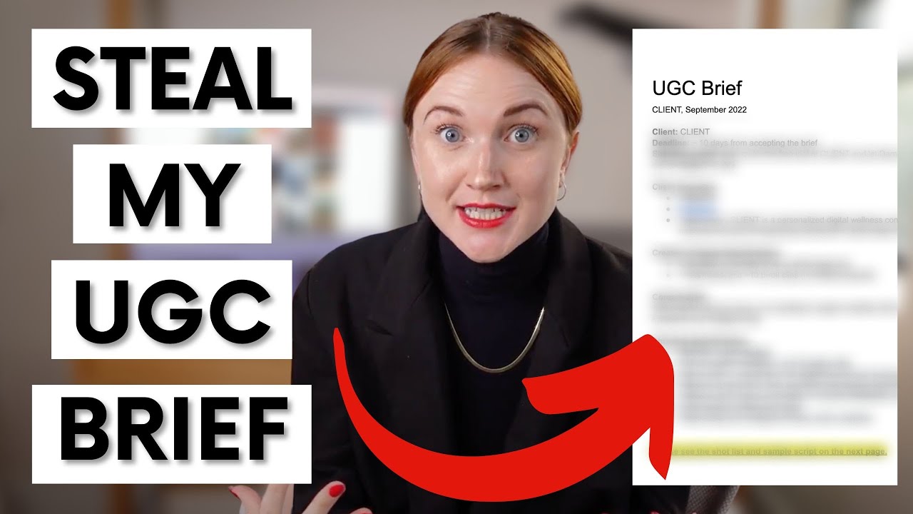 How To Brief Ugc Creators My Exact Template Youtube