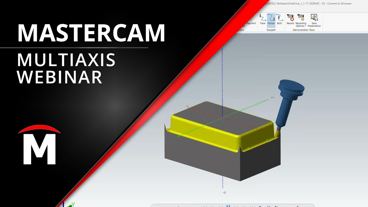 Mastercam Multiaxis Webinar Youtube
