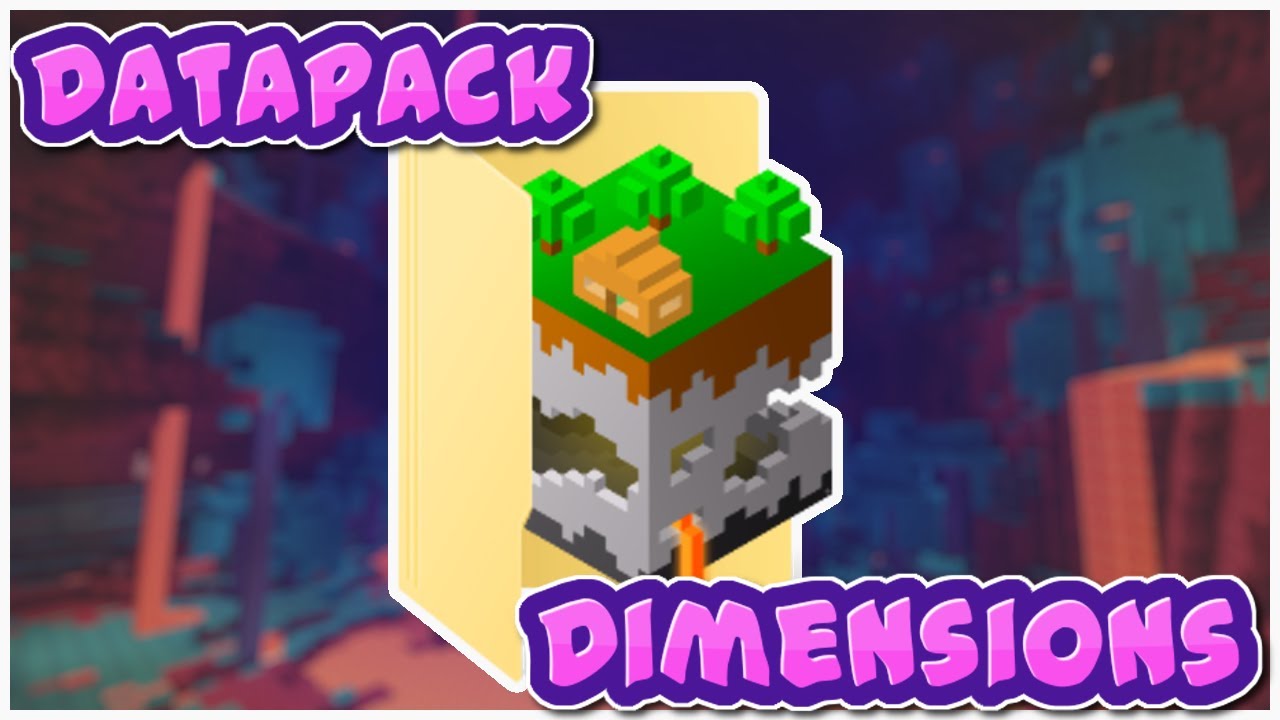 How To Make Datapack Dimensions Youtube