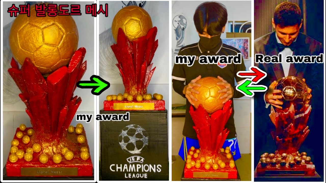 How To Make Super Ballon D Or Award 2023 Lionelmessi With Paper