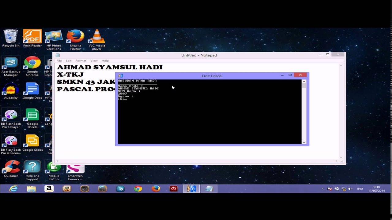 Program Input Pascal By Ash Youtube