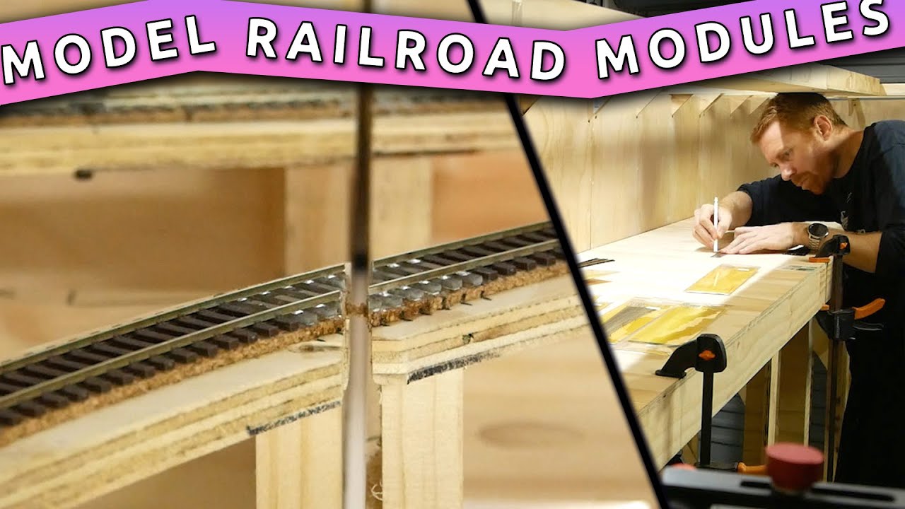 How To Build A Modular Model Railroad Benchwork Youtube