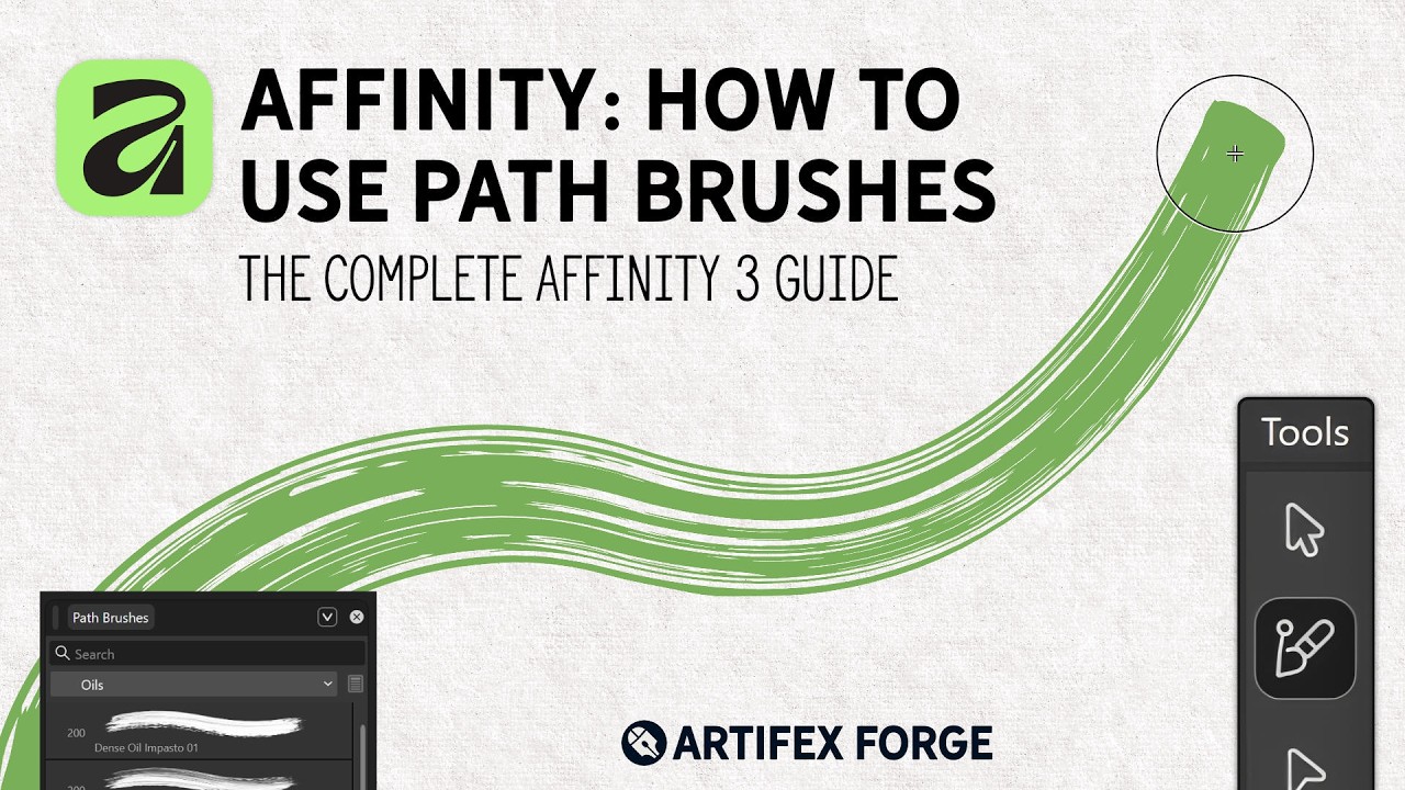 Affinity 3 How To Use Path Brushes Vector Brushes Affinity Studio