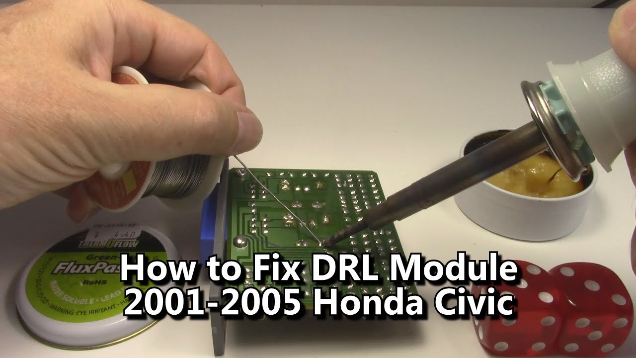 How To Repair Drl Module Honda Civic Daytime Running Lights Youtube
