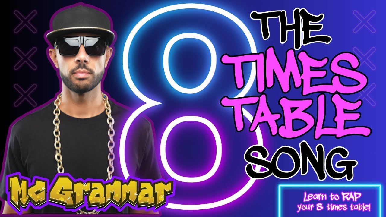 Learn Your Eight Times Table In Rap Mc Grammar рџћ Educational Rap