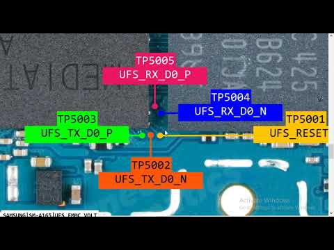 Samsung A16 A165f Isp Pinout Youtube
