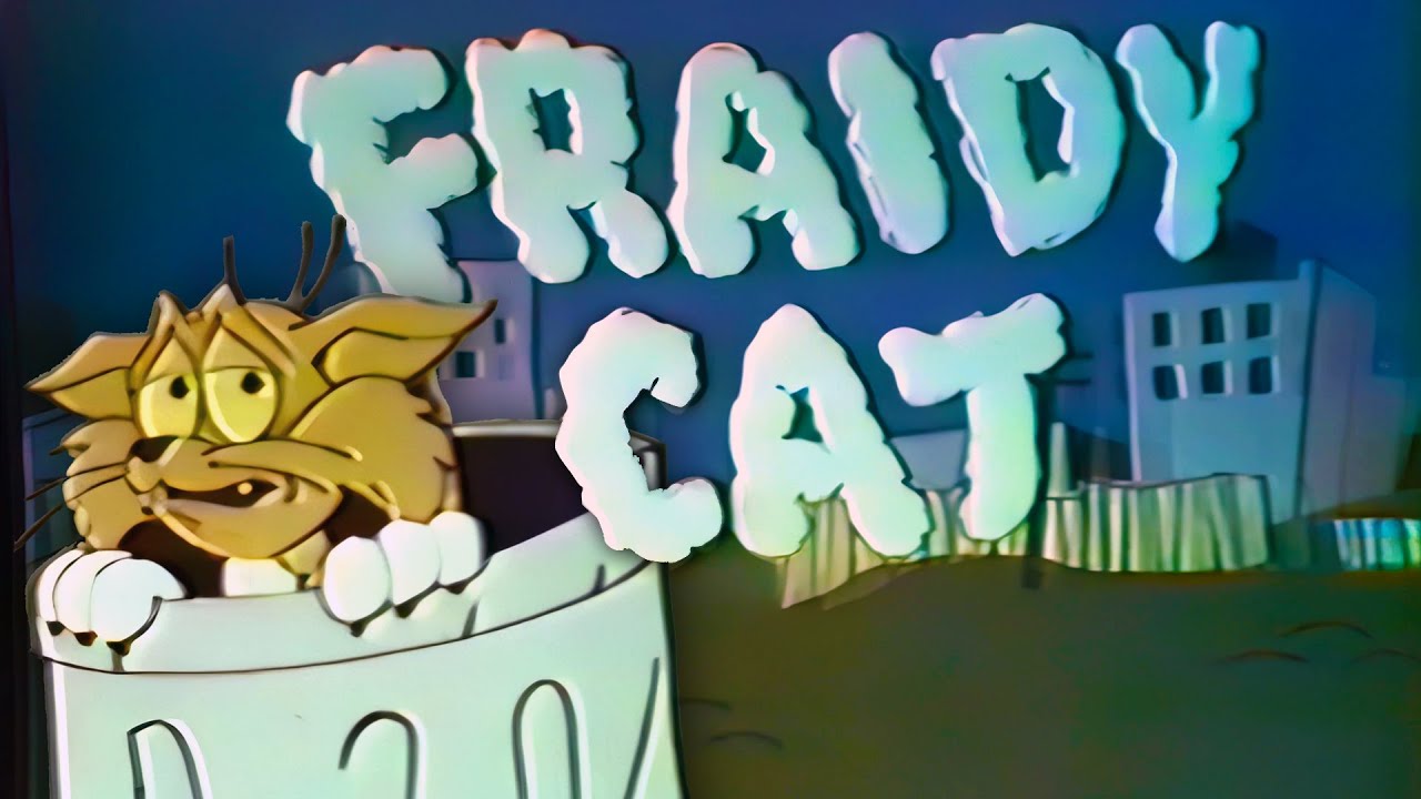 Filmation S Fraidy Cat Teaser 1975 The Cat With One Of His Nine