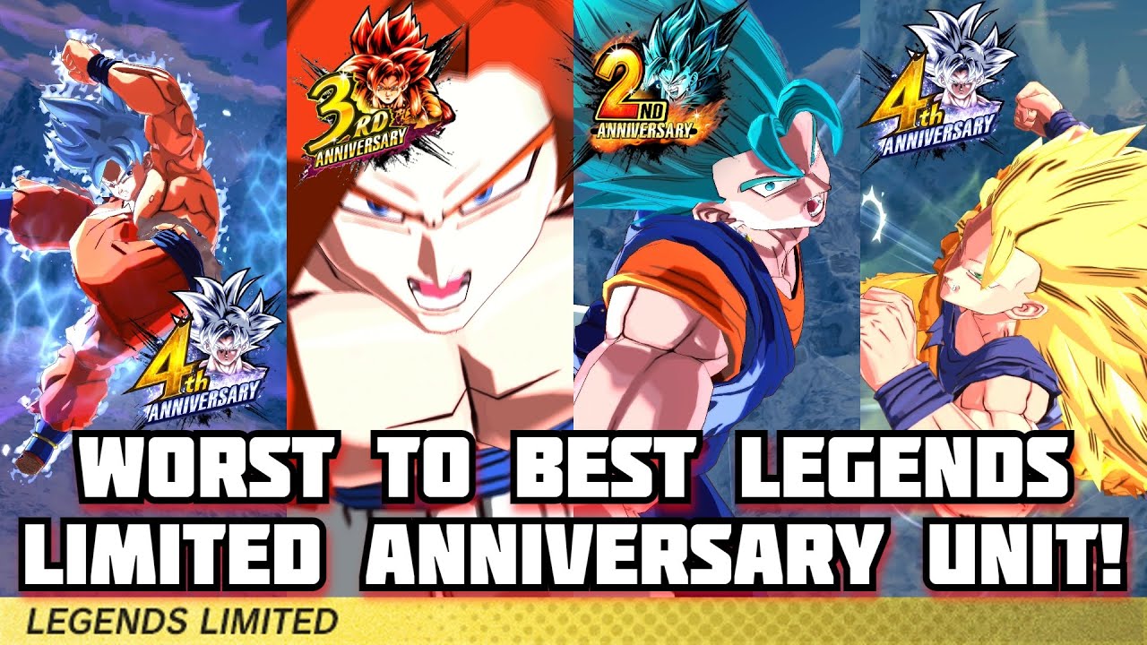 Worst To Best Legends Limited Anniversary Unit In Dragon Ball Legends