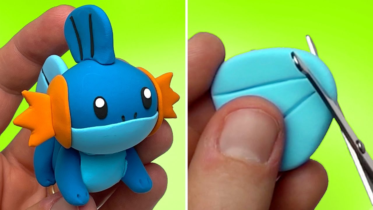 Pokémon Figures Making Mudkip With Clay Youtube