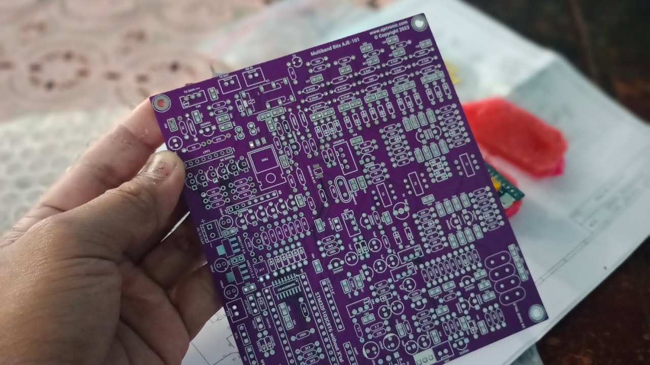 Pcb Bitx Multiband Aje 101 Youtube