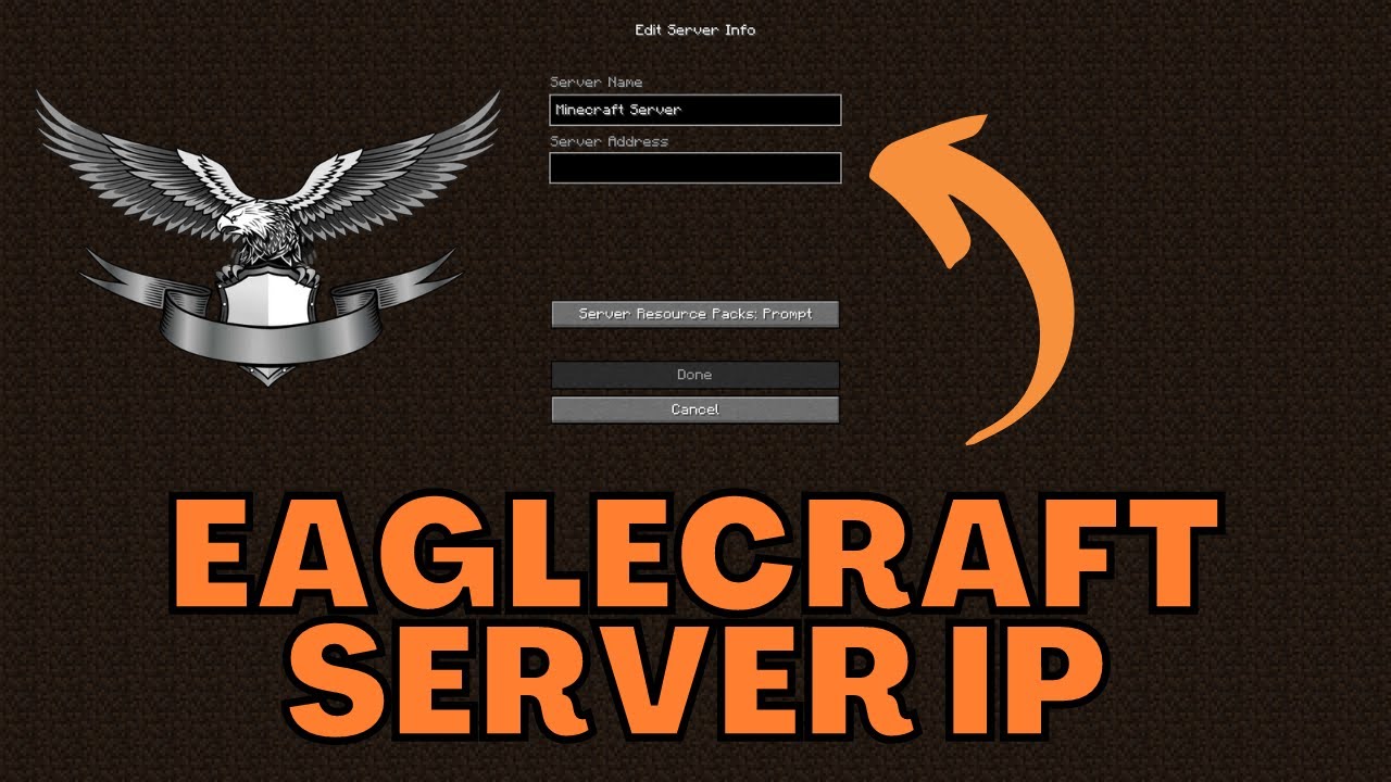Minecraft Eaglecraft Server Ip Address Youtube