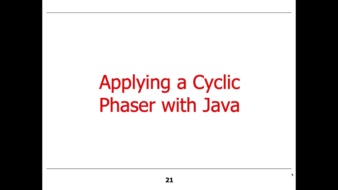 Java Phaser Part 3 Youtube
