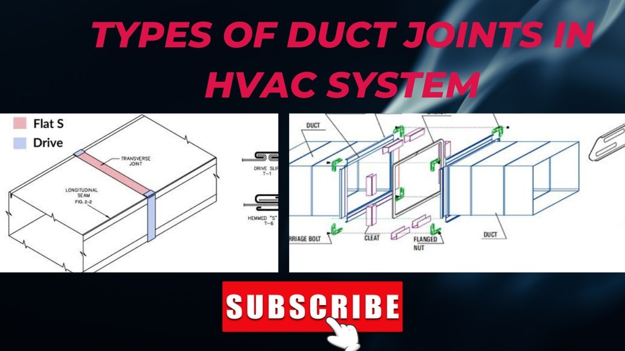 Types Of Duct Joints In Hvac System Youtube