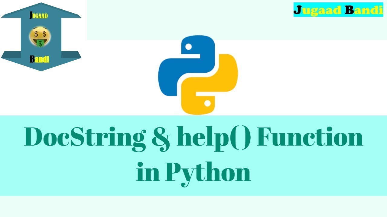 Docstring Help Function Python Tutorial Youtube