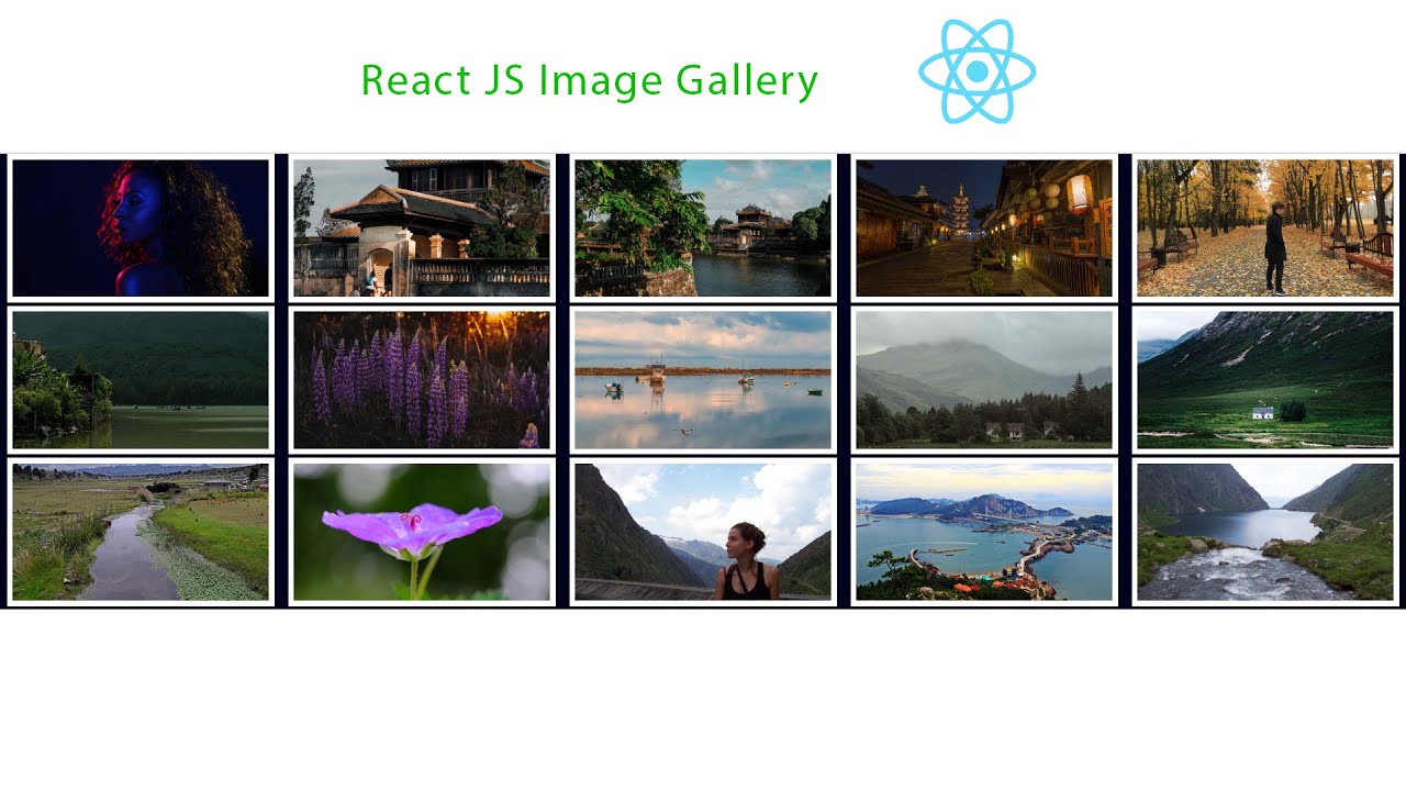 How To Make Responsive Image Gallery With Reactjs From Scratch Youtube