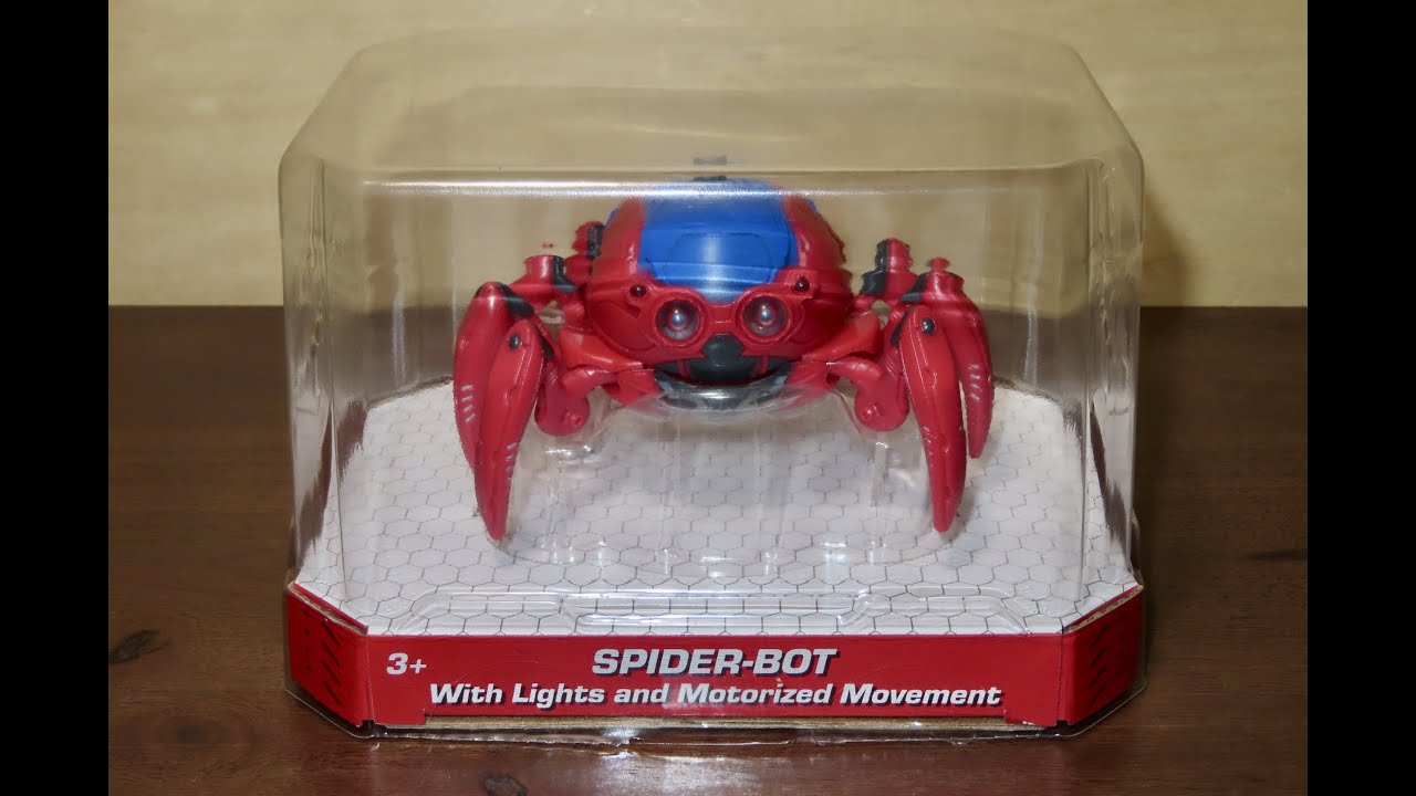 Disney Avengers Campus Spider Man Ride Mini W E B Spider Bot Unboxing