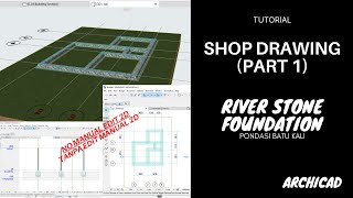 Foundation River Stone Archicad Pondasi Batu Kali Sh Doovi
