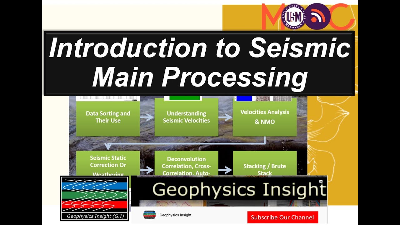 Seismic Data Processing Main Techniques For Geophysics Std Become A