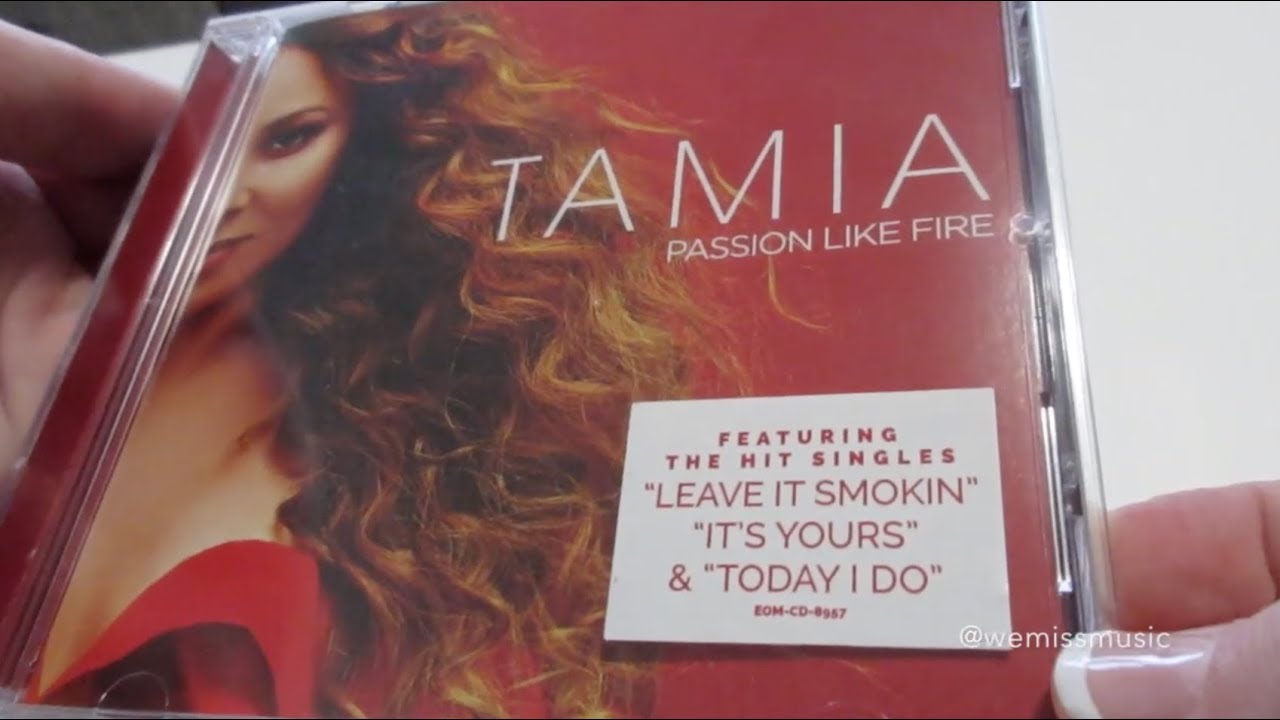 Unboxing Tamia Passion Like Fire Cd Album 2018 Youtube