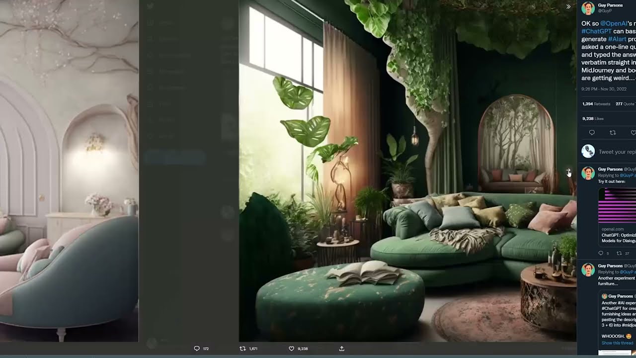 An Ai Designed This Interior Stable Diffusion Youtube