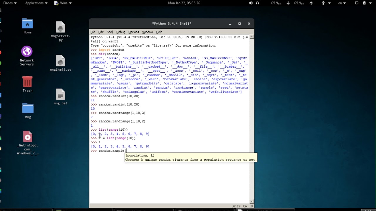 Random Module Python Youtube