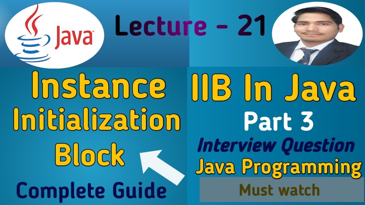 Java Tutorial Iib In Java Part 3 Core Java 21 Youtube