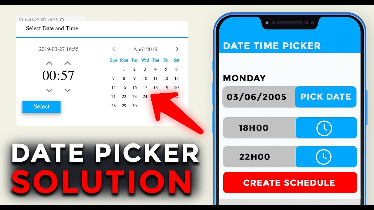 Create A Date Time Picker In Flutterflow Without Coding рџњџ Youtube