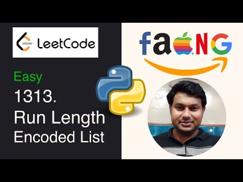 Leetcode 1313 Decompress Run Length Encoded List Easy Python In