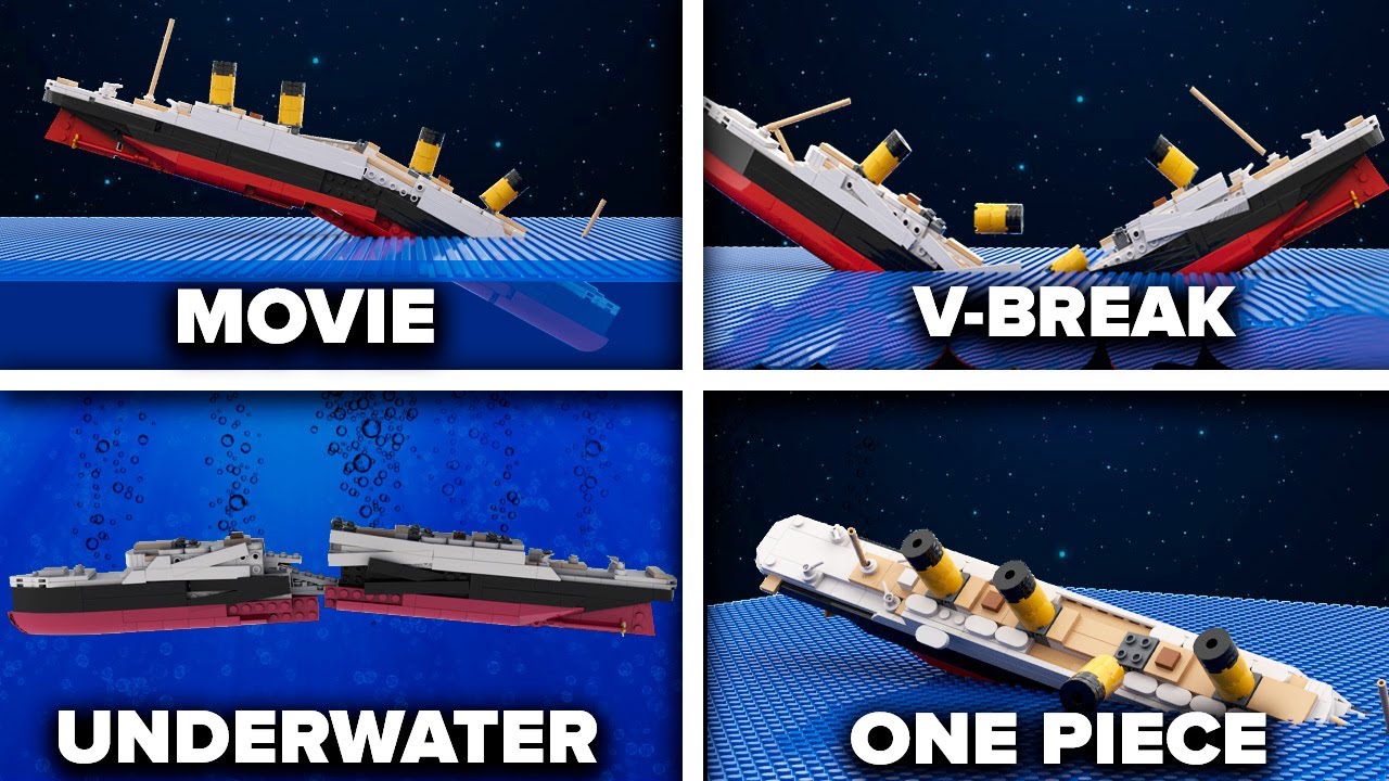 Lego Titanic Sinking Theories Animation Youtube
