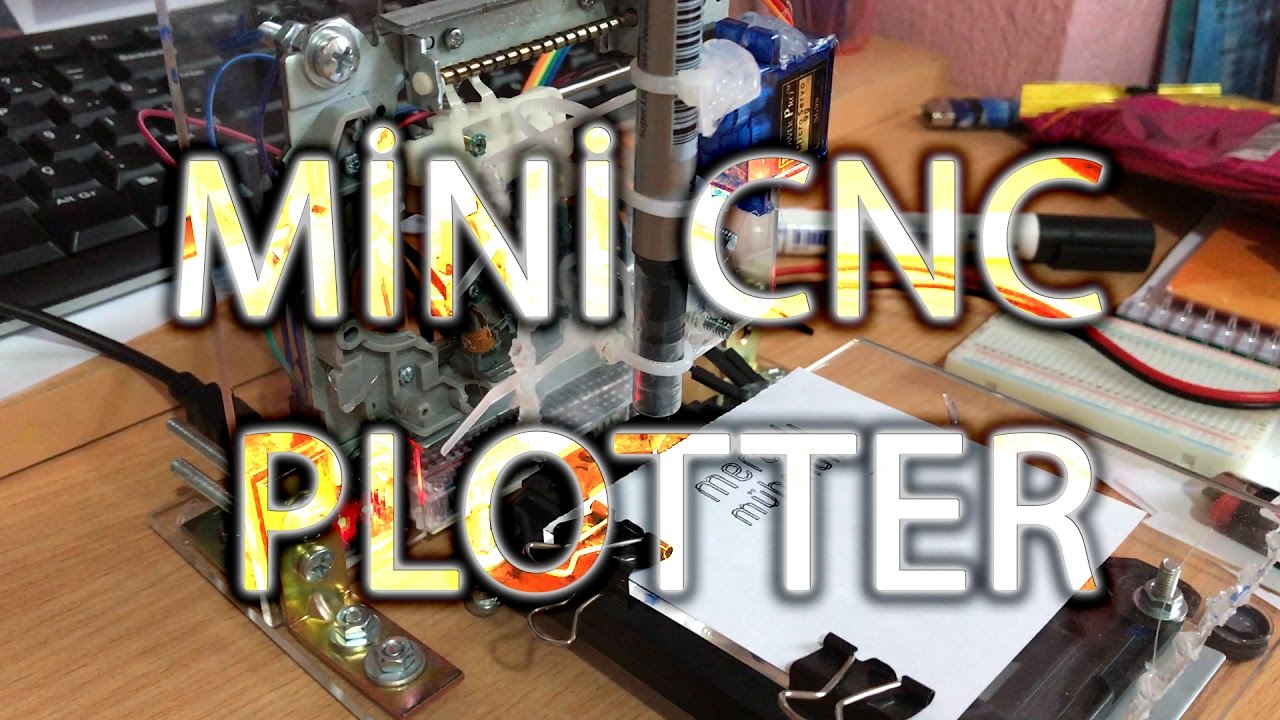 Mini Cnc Plotter Nas脹l Yap脹l脹r Youtube