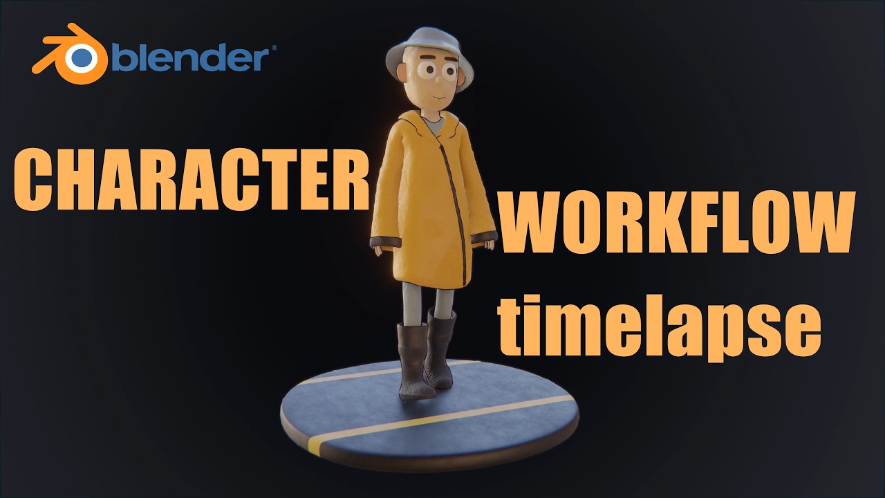 Blender Character Creation Complete Workflow Timelapse Youtube