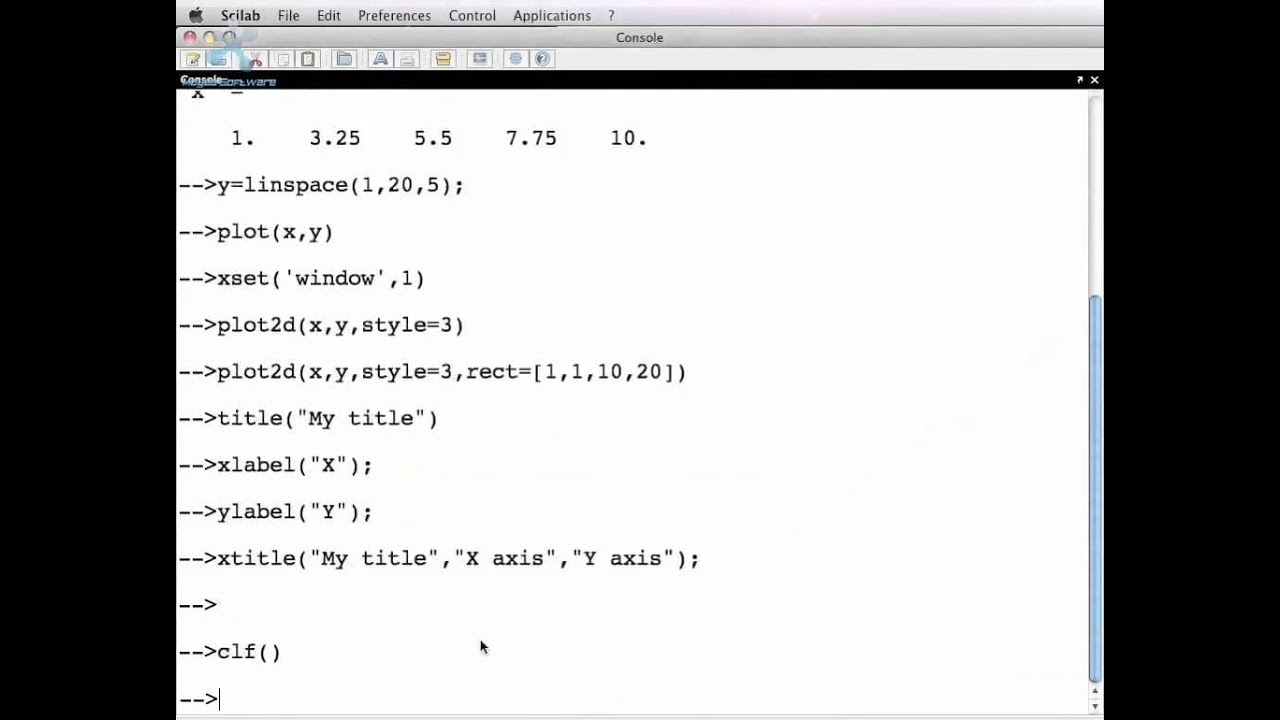 Plotting 2d Graphs English Youtube