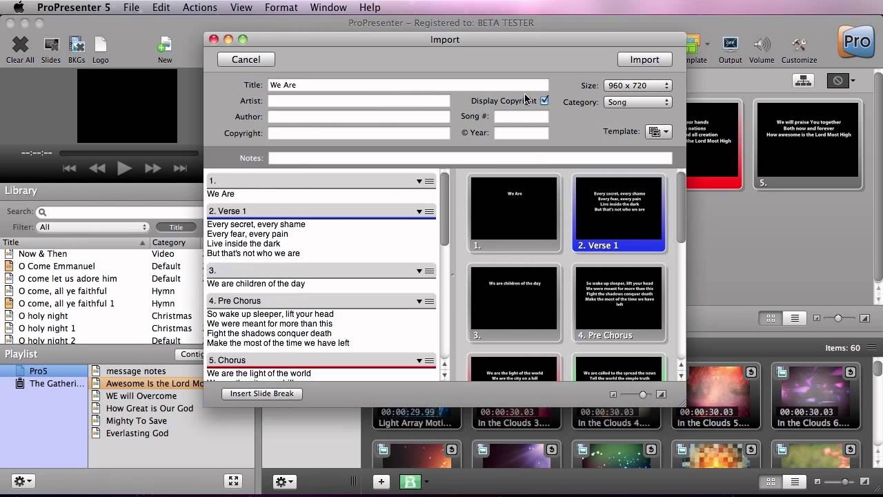 Propresenter 5 Text Reflow Youtube