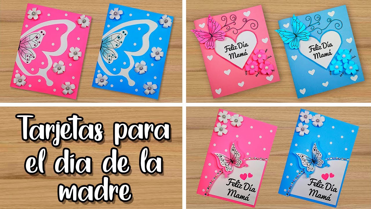 Tarjetas Para El Día De La Madre Hechas A Mano Cómo Hacer Una Carta