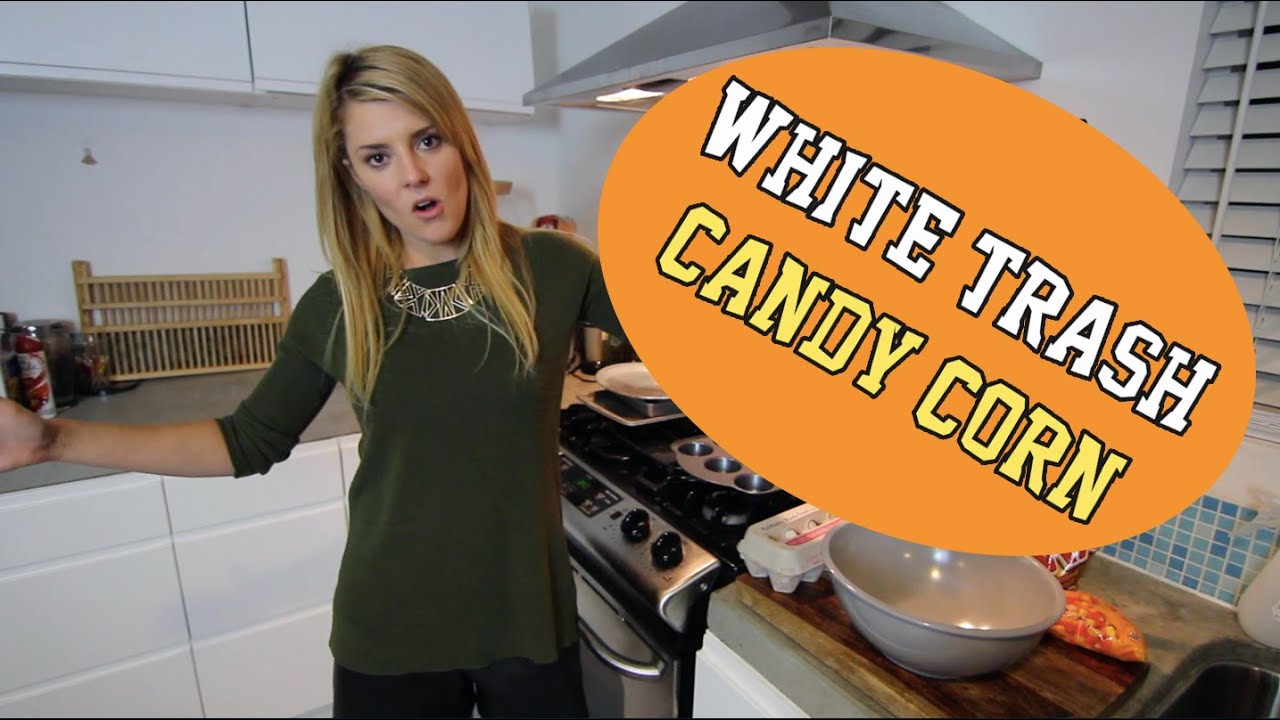 Cooking Tutorial White Trash Candy Corn Grace Helbig Youtube