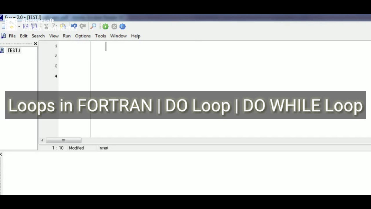 Loops In Fortran Do Loop Do While Loop Youtube