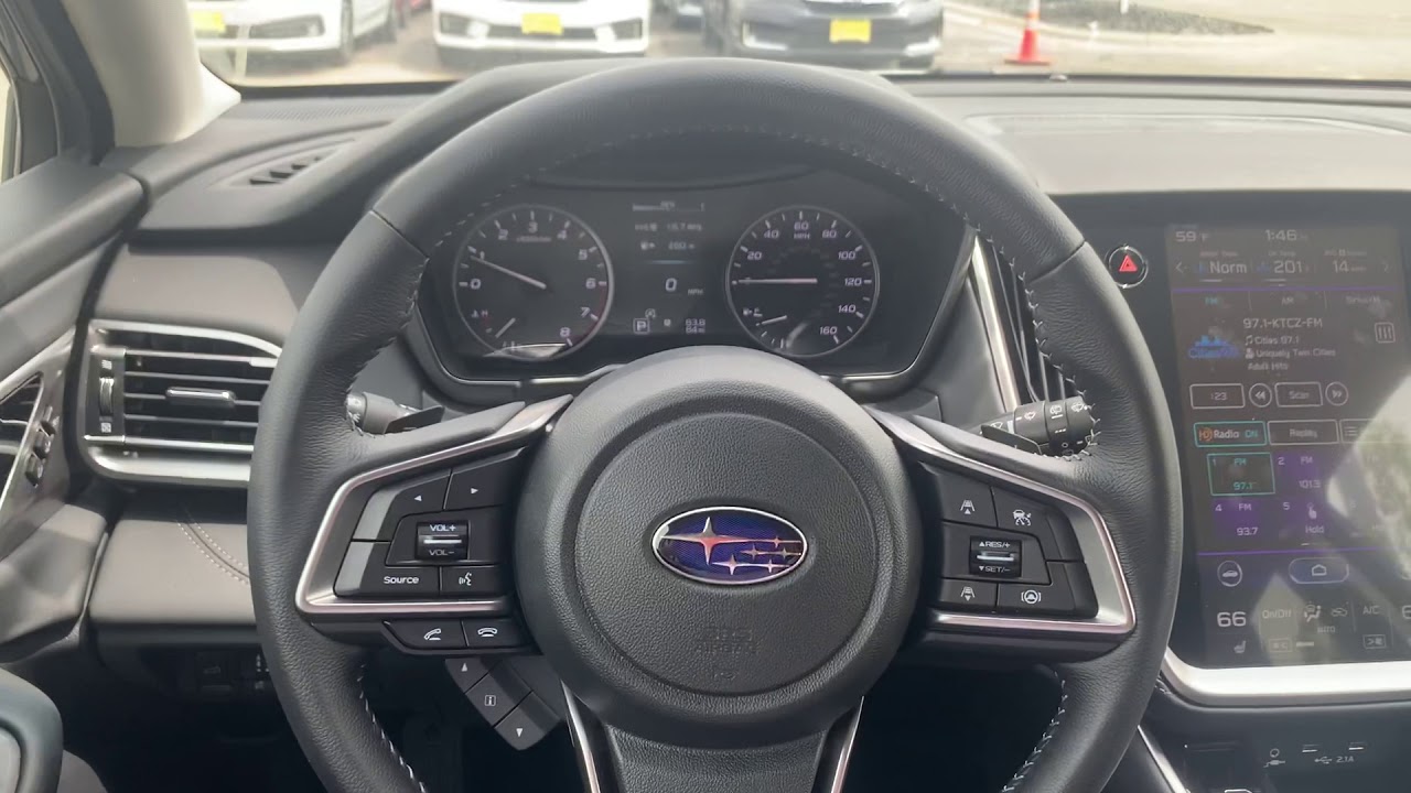 2020 Subaru Outback Steering Wheel Controls Youtube
