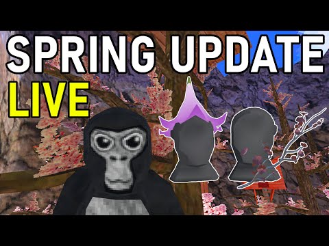Gorilla Tag Spring Update Live Youtube