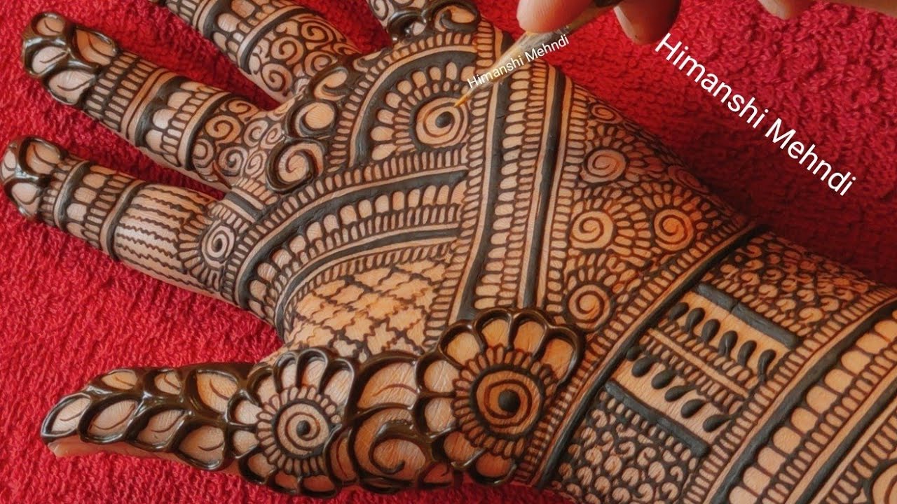 Stylish Mehndi Designs For Front Side Mehandi Ka Design Mehndi