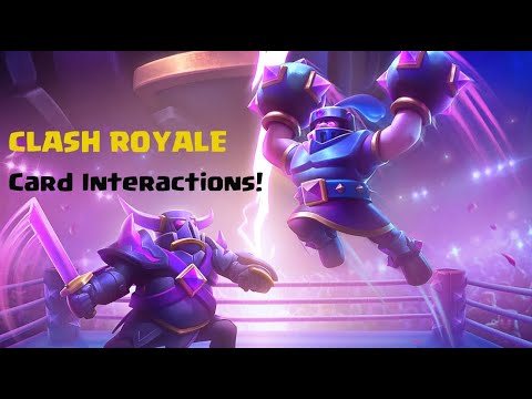 Clash Royale Card Interactions Compilation Youtube